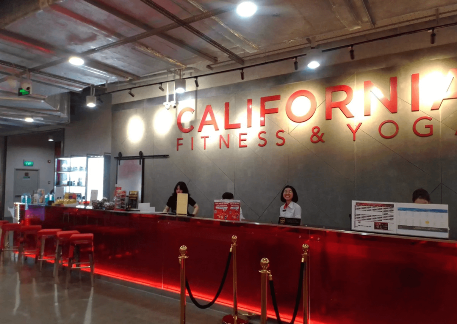 Bảng giá california fitness
